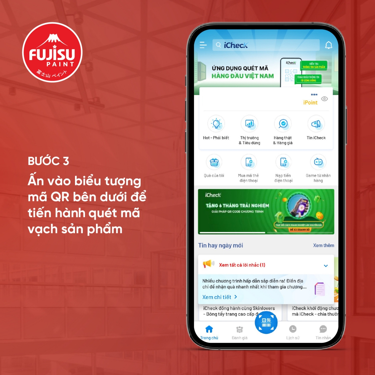 HƯỚNG DẪN CHECK MÃ VẠCH CHO CÁC SẢN PHẨM SƠN FUJISU | Fujisu Paint